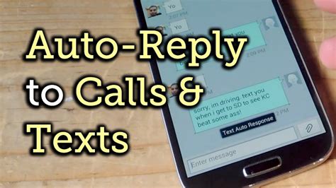 How To Create Auto Reply Messages On Android