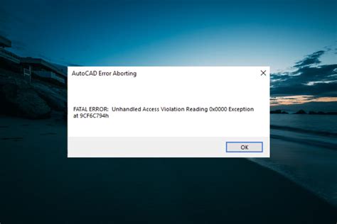 Autocad Fatal Error 4 Quick Ways To Fix It