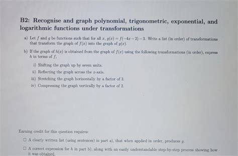 Solved B2 Recognise And Graph Polynomial Trigonometric