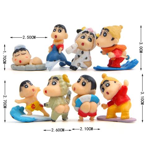 Toybox Action Figure ของเล่น 8 ชิ้นตัวเลขการกระทําอะนิเมะรุ่น Q รุ่นสะสม Shopee Thailand