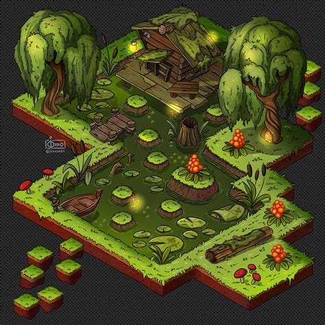 Isometric Game Concept Oixxo Art