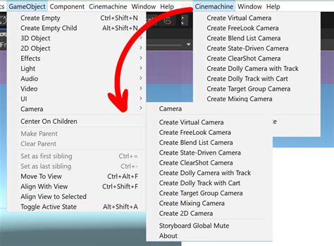 Creating A Virtual Camera Messes The Position Of The Main Camera