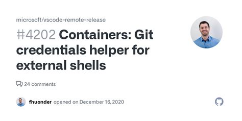 Containers Git Credentials Helper For External Shells · Issue 4202 · Microsoftvscode Remote