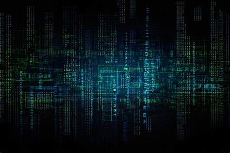 Premium Photo Abstract Binary Code Technology Background Generative Ai