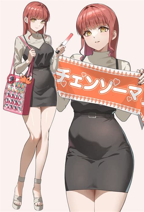 Makima And Pochita Chainsaw Man Drawn By Anteiru Danbooru