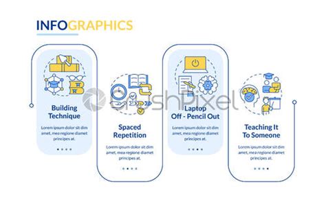 Verbal Memorizing Methods Rectangle Infographic Template Stock Vector 5534296 Crushpixel