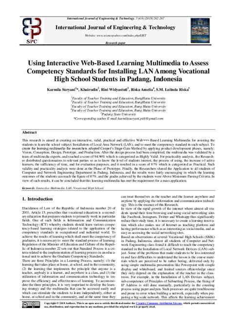 pdf using interactive web based learning multimedia to assess