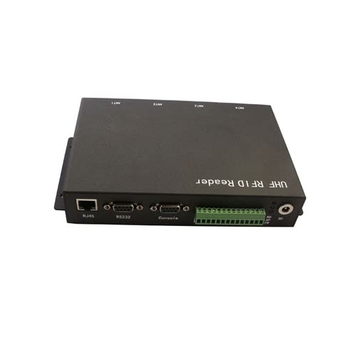 High Performance Four Ports UHF RFID Industrial Reader Modbus Protocol RS485 RS232 TCP