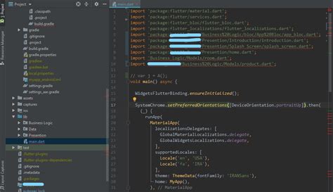android target of uri doesn t exist in every flutter package even