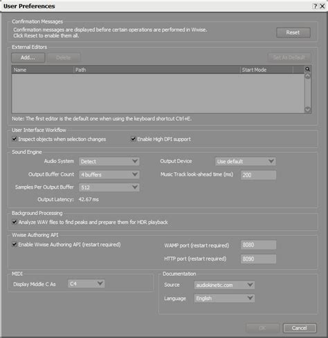 setup an easy wwise authoring api project with node js