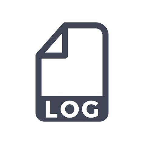 Premium Vector Log File Document Icon