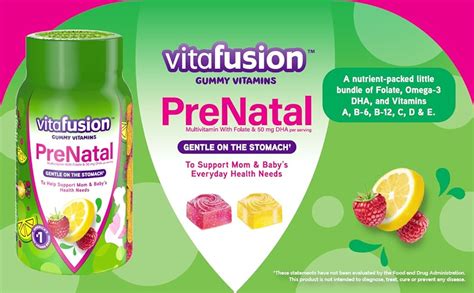 Vitafusion Prenatal Gummy Vitamins Raspberry Lemonade