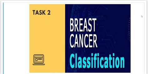 Vivek Kaspa On Linkedin Hello All I Worked On A Project Of Breast