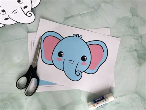 Elephant Headband Template Elephant Headband Craft