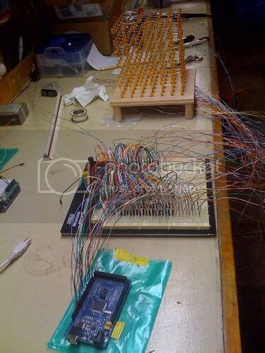 7x7x7 Led Cube With Arduino Exhibition Arduino Forum