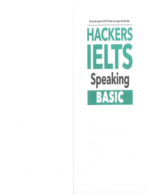 Hacker Ielts Basic Speaking Pdf