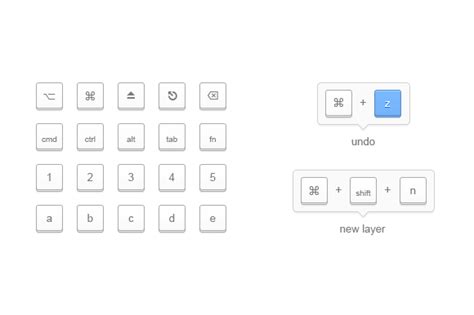Minimal Keyboard Keys Creative Vip