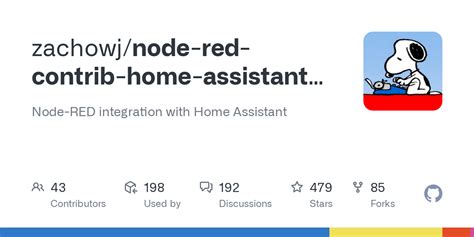 Github Zachowjnode Red Contrib Home Assistant Websocket Node Red Integration With Home Assistant
