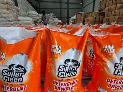 25 Kg Bulk Spray Dried Lemon Scented Laundry Detergent Powder With High