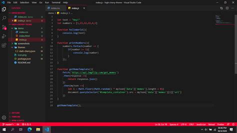 GitHub JoaquinGiordano Dark Cherry Vscode VSCode Theme