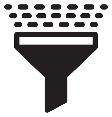 Premium Vector Data Filter Icon Analysis Symbol Information Proccess