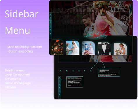 Sidebar Menu Figma