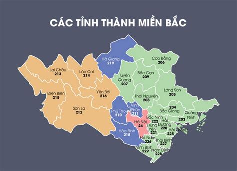 Bản đồ miền Bắc Việt Nam Tổng quan địa lý kinh tế và du lịch Xanh SM