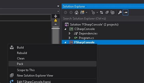 Missing Publish Option For F Dotnet Core Console Applications · Issue