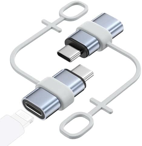 Amazon Com MoKo Lightning Female To USB C Male Adapter Pack USB C Lightning Adapter For