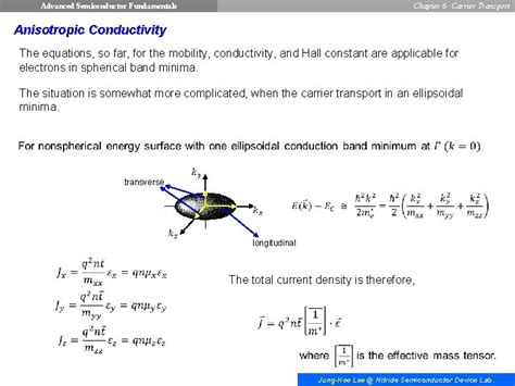 Advanced Semiconductor Fundamentals Chapter Carrier Transport Chapter