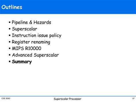 Ppt Superscalar Processor Powerpoint Presentation Free Download Id4110233