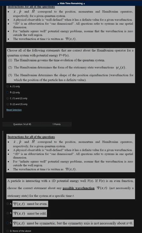 Solved X P And H Correspond To The Position Momentum