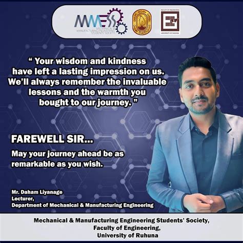 Mmess University Of Ruhuna On Linkedin Mmess Efac Uor