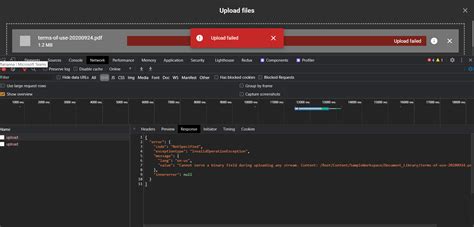 BUG Reupload File Says 500 Issue 900 SenseNet Sn Client GitHub