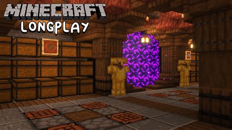 Minecraft Survival [1 19] Relaxing Longplay 9 Storage Room Nether Portal No Commentary