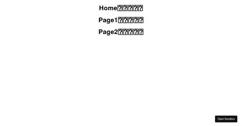 Reactrouter Codesandbox