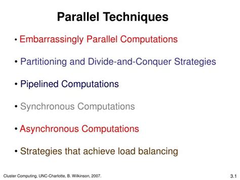 ppt embarrassingly parallel computations partitioning and divide and conquer strategies