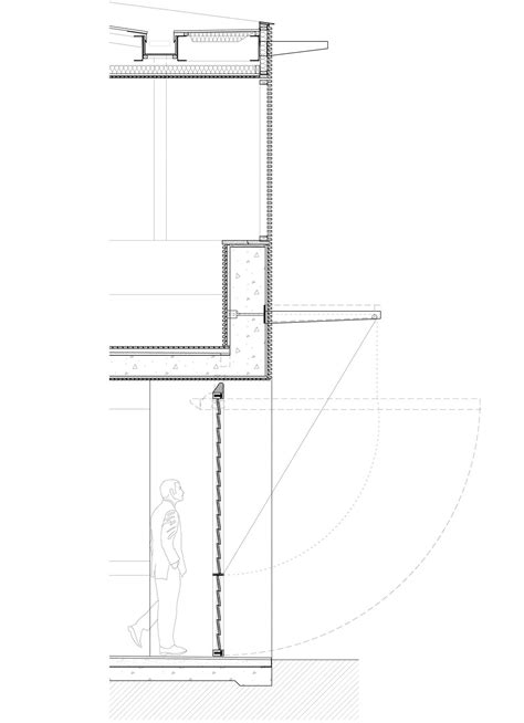 A Drawing Of A Person Standing In Front Of A Building
