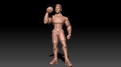Naked Body Builder D Models Page Stlfinder