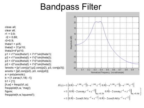 Matlab Using Filter From Filter Designer Streamstor
