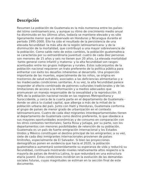 Crecimiento Poblacional Pdf