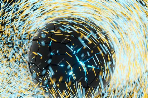 Premium Photo High Speed Vortex Particles 3d Rendering