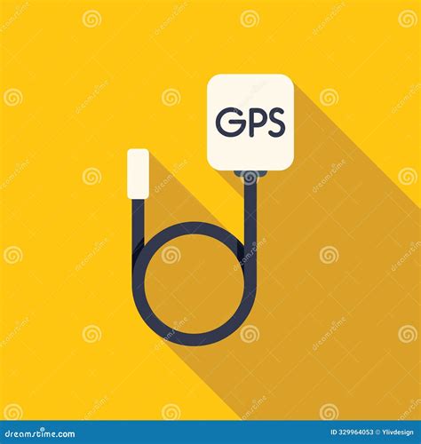 Gps Receiver Showing Location Using Satellite Navigation System Stock