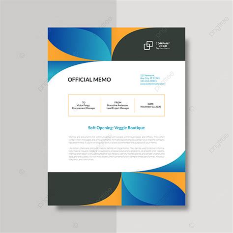 Gambar Desain Template Memo Templat Untuk Unduh Gratis Di Pngtree