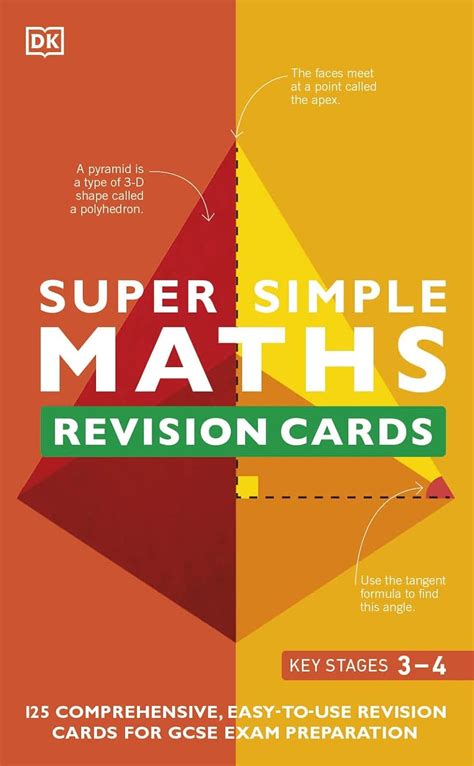 Super Simple Maths Revision Cards Key Stages 3 And 4 125