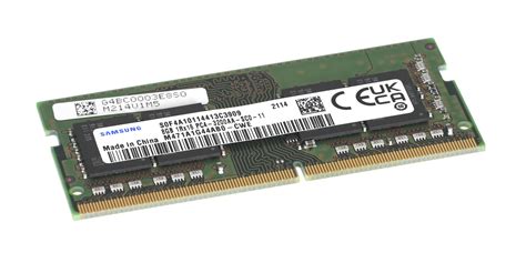 Samsung 8gb Ddr4 3200 Sodimm Memory Module Esq M471a1g44ab0 Cwe