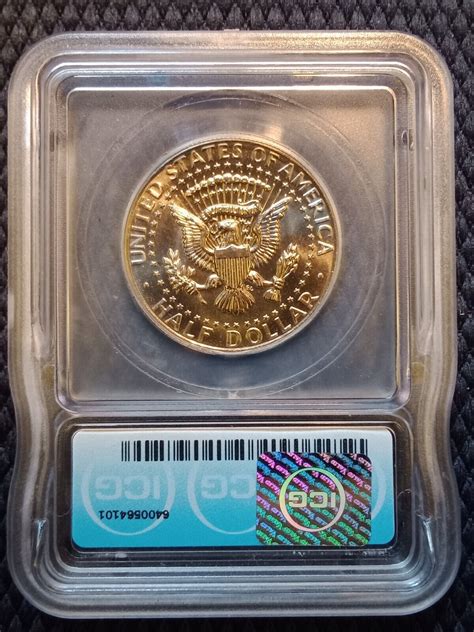 1986 P 50 JFK Kennedy Half Dollar Clad MS66 ICG Certified Gem