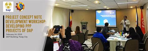 Project Concept Note Development Workshop For Dap Ppp Center