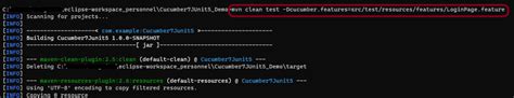 Run Cucumber7 With Junit5 Tests From Maven Command Line Qa Automation