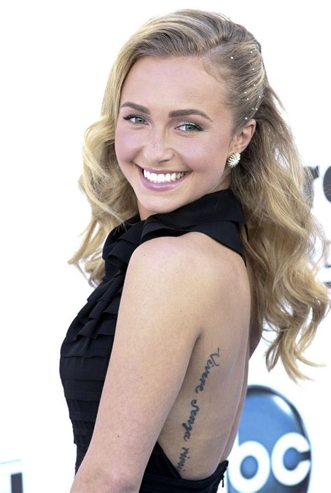 Hayden Panettiere Inspirational Celebrities Tattoo Quotes Hayden Panettiere